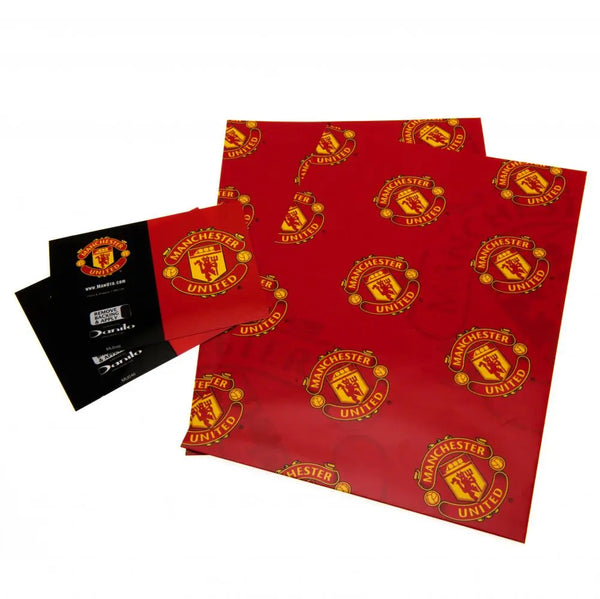 Manchester United Wrapping Paper – Football Gifts Online