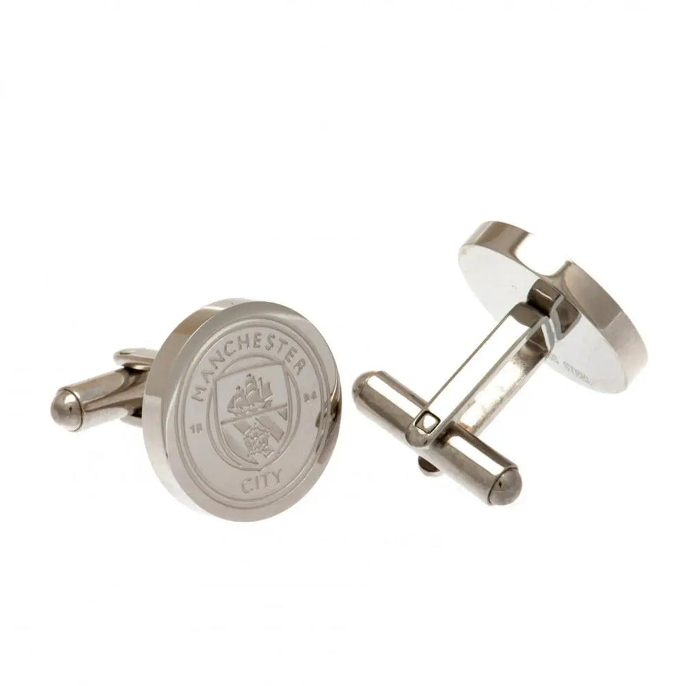 Manchester City Formed Cufflinks – Football Gifts Online