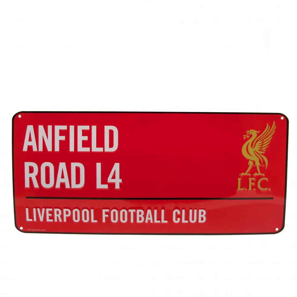 Liverpool FC Colour Street Sign – Football Gifts Online