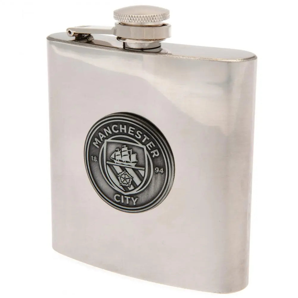 Manchester City Hip Flask - Football Gifts Online