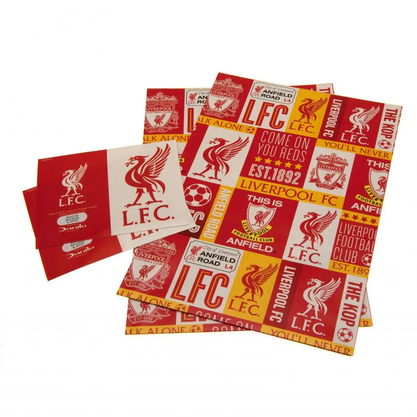 Liverpool FC Gift Wrapping Paper | LFC Gift Wrap | Liverpool FC Shop ...