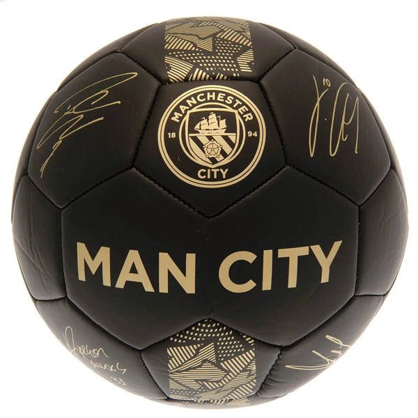 Manchester City Gold Signature Football – Football Gifts Online