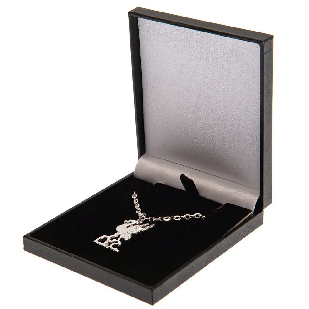 Liverpool FC Silver Boxed Pendant LB – Football Gifts Online