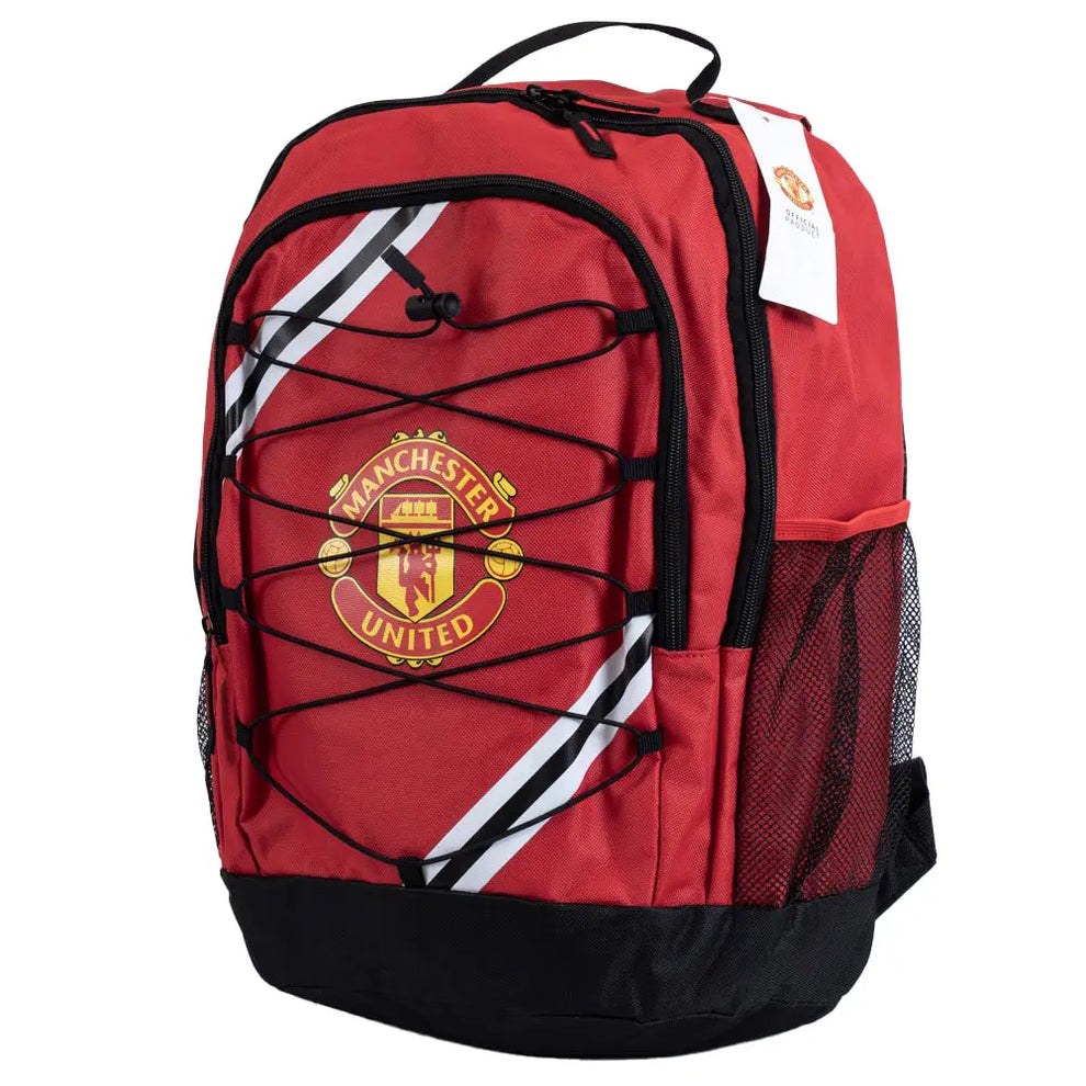 Manchester United Stripe Backpack – Football Gifts Online